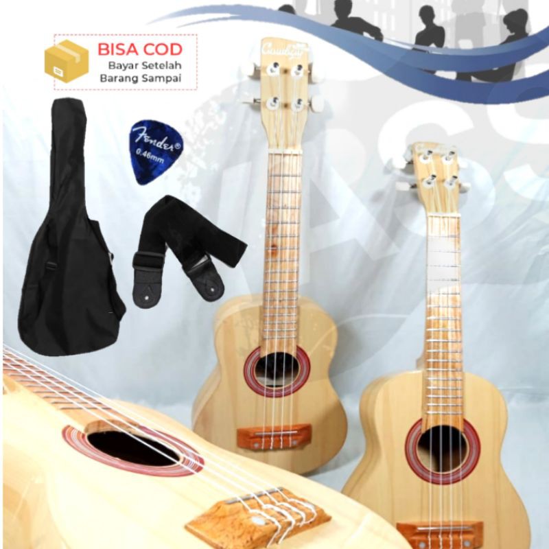 Ukulele/kencrung senar 4/PROMOukulele/ukulele BONUS asesoris | Shopee ...