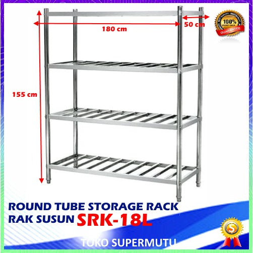 Jual Rak Susun Barang Rak stainless SRK-18L Ladder Style 1.8 Meter ...