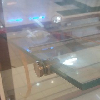 Jual Ambalan kaca-Jepit kaca chrome-Glass clamp (kaca ke kaca/kaca ke ...