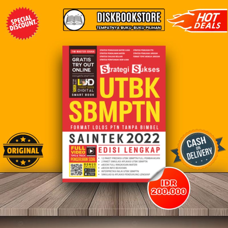 Jual BUKU UTBK SBMPTN 2022 STRATEGI SUKSES UTBK SBMPTN SAINTEK 2022 | Shopee Indonesia