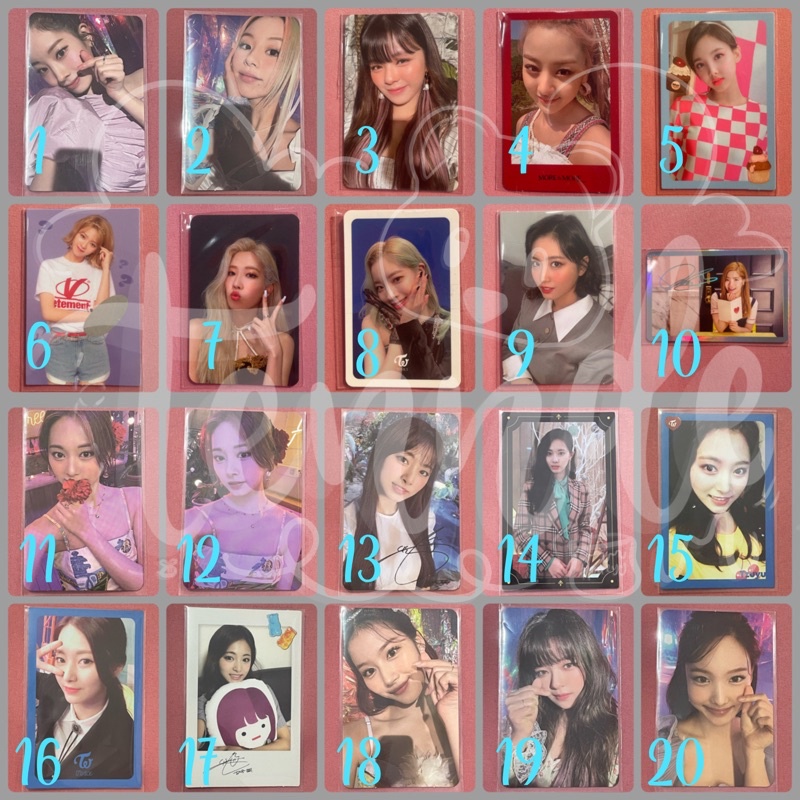Jual PC PHOTOCARD TWICE LOONA NAYEON JEONGYEON MOMO SANA JIHYO MINA DAHYUN CHAEYOUNG TZUYU ...