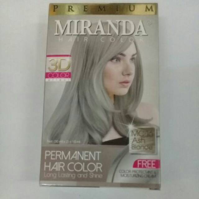 Jual Miranda Hair Color Mc-16 Ash Blonde 30ml | Shopee Indonesia