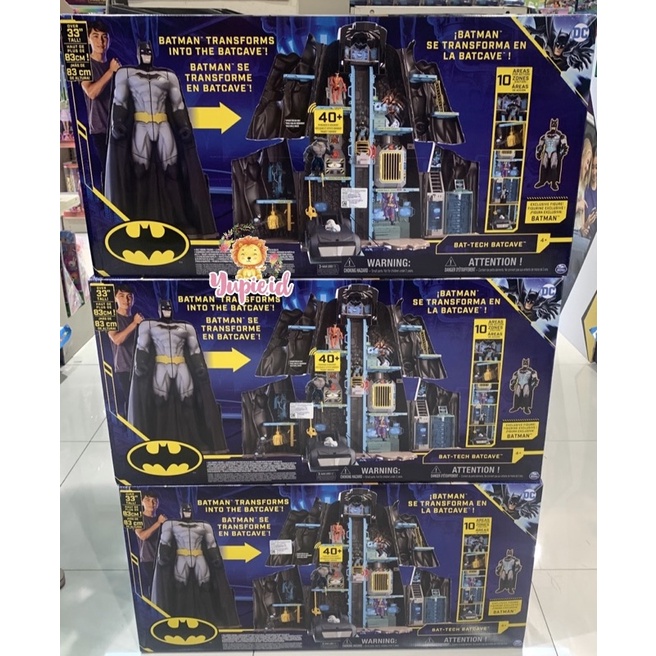 Jual batman giant transformating bat atach batcave playset | Shopee ...