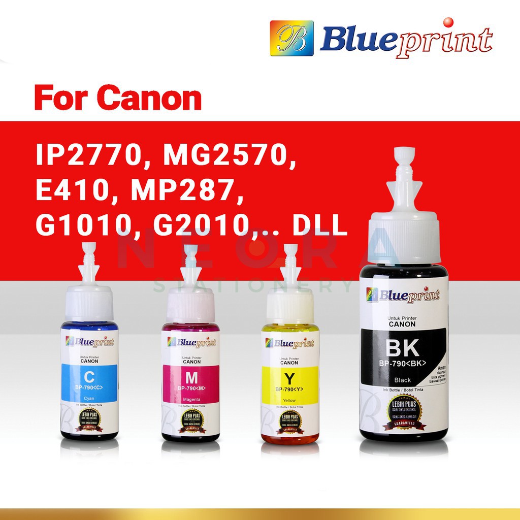 Jual Tinta Printer Refill Blueprint BP-790 For Printer Canon 70 ml ...