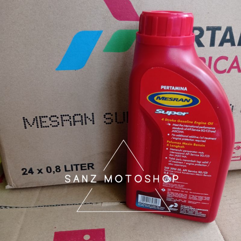 Jual Oli Pertamina MESRAN Super 800 ml | Shopee Indonesia