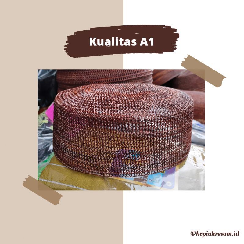 KOPIAH RESAM | KUALITAS A1 | ASLI BANGKA BELITUNG | Shopee Indonesia