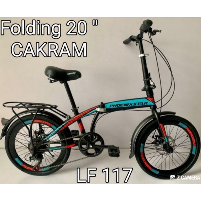 Jual SEPEDA LIPAT PHOENIX STAR CAKRAM VELG TINGGI OPERAN SHIMANO 20 ...