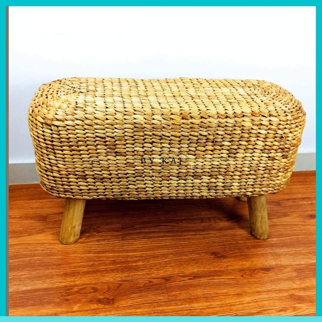 Jual Bench stool // Stool panjang anyaman eceng gondok ANTI JAMUR ...