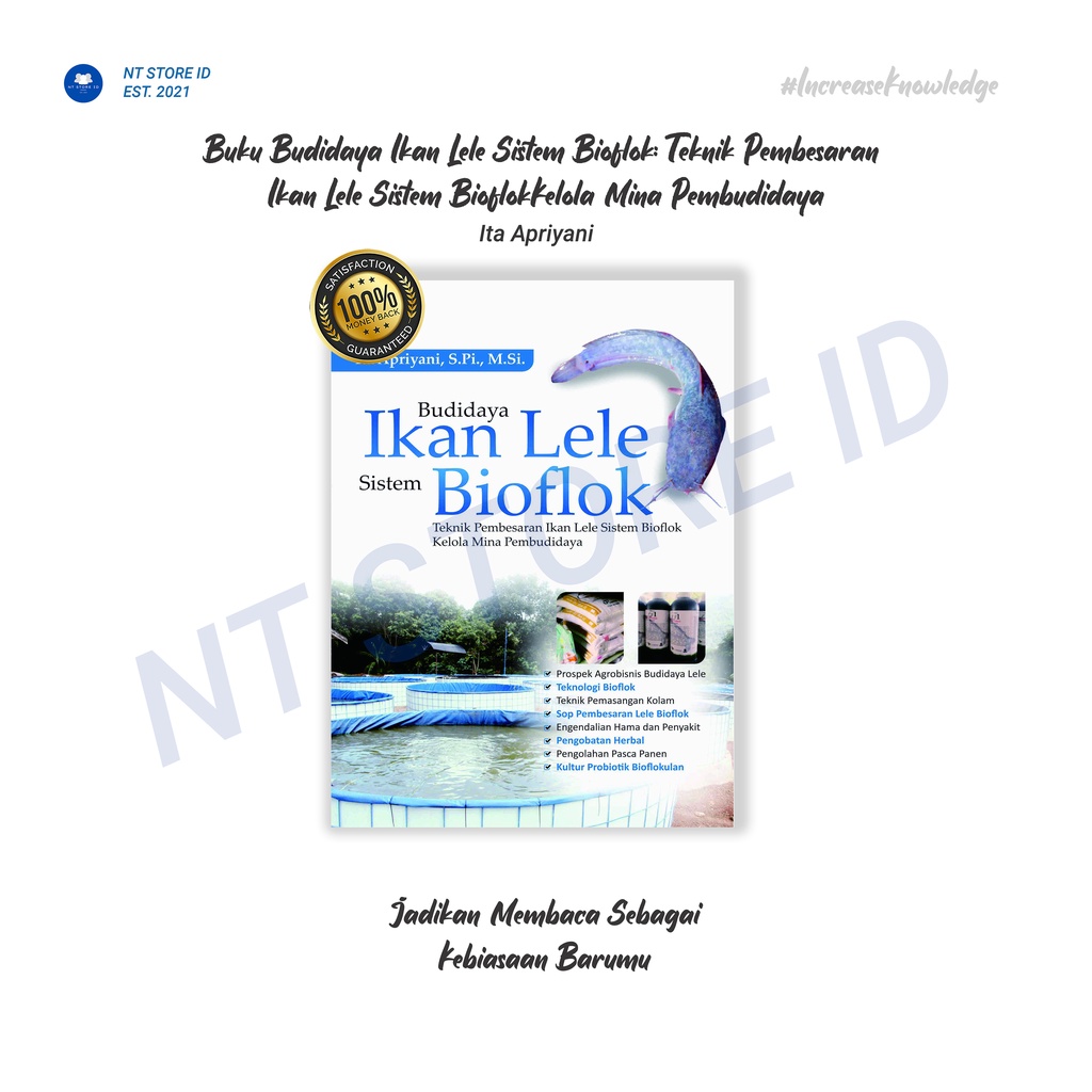 Jual Buku Budidaya Ikan Lele Sistem Bioflok: Teknik Pembesaran Ikan ... Jual Buku Budidaya Ikan Lele Sistem Bioflok: Teknik Pembesaran Ikan ...