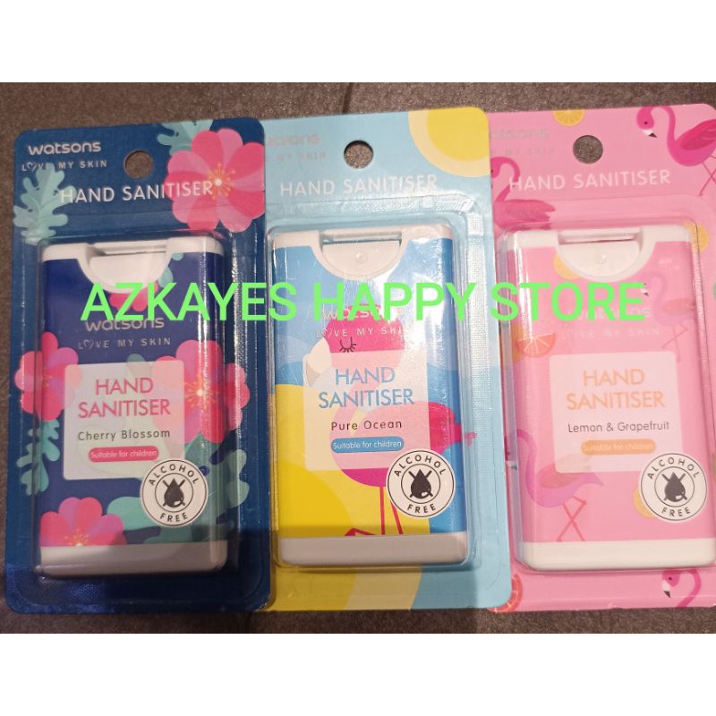 Jual watsons hand sanitizer / hand sanitizer 13 ml | Shopee Indonesia