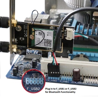 Jual PCIe x1 WiFi M.2 NGFF Wireless Card Set Bluetooth Adapter PCI ...