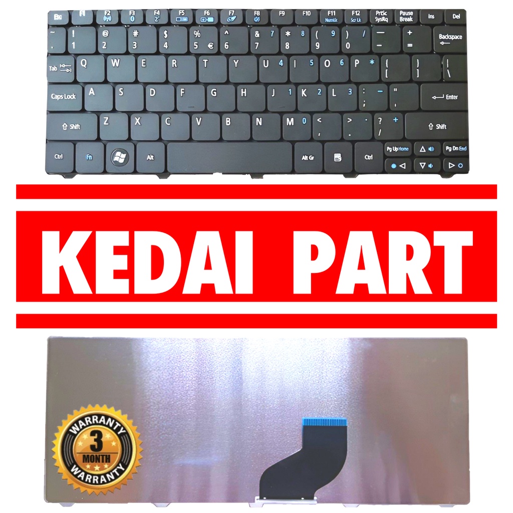 Jual KEYBOARD LAPTOP ACER ASPIRE ONE 521 522 532 532H 532G ZE6 AOZE6 ...