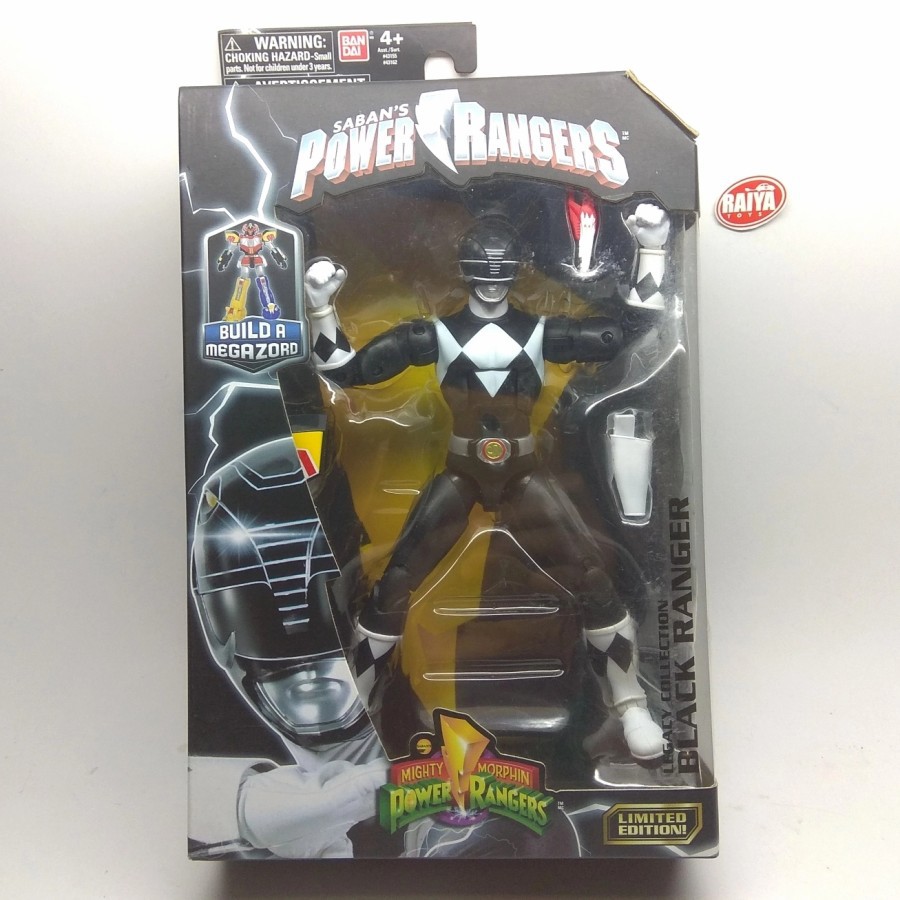 Jual BANDAI MIGHTY MORPHIN POWER RANGERS LEGACY COLLECTION BLACK RANGER ...