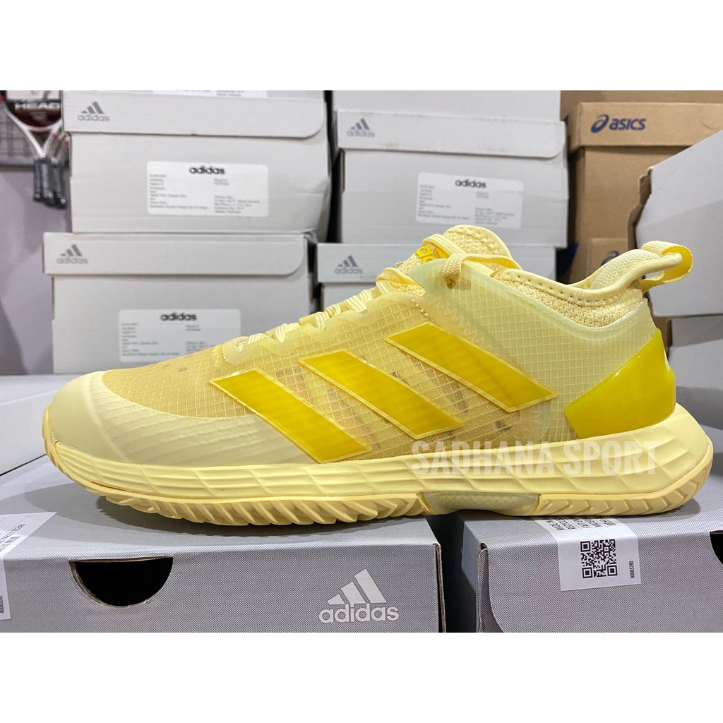 Jual Sepatu Tenis Adidas Adizero Ubersonic 4 Women Kuning | Shopee ...