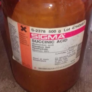 Jual Succinic Acid / Asam Suksinat - Sigma Aldrich - Eceran 10 gram | Shopee Indonesia