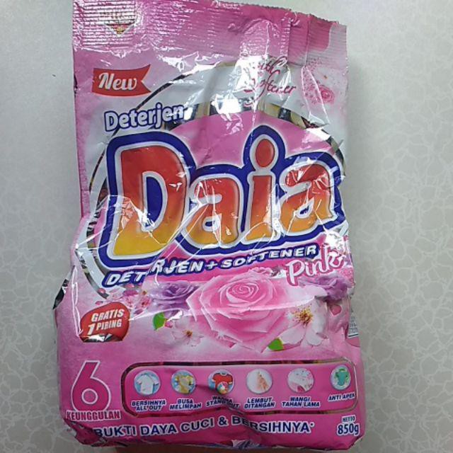 Jual Detergent Daia Plus Softener Pink 850gr | Shopee Indonesia