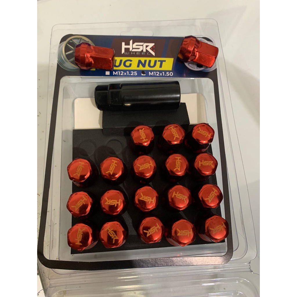 Jual jual LUG NUT baut roda mur roda HSR pendek ukuran ulir 1,5 ...