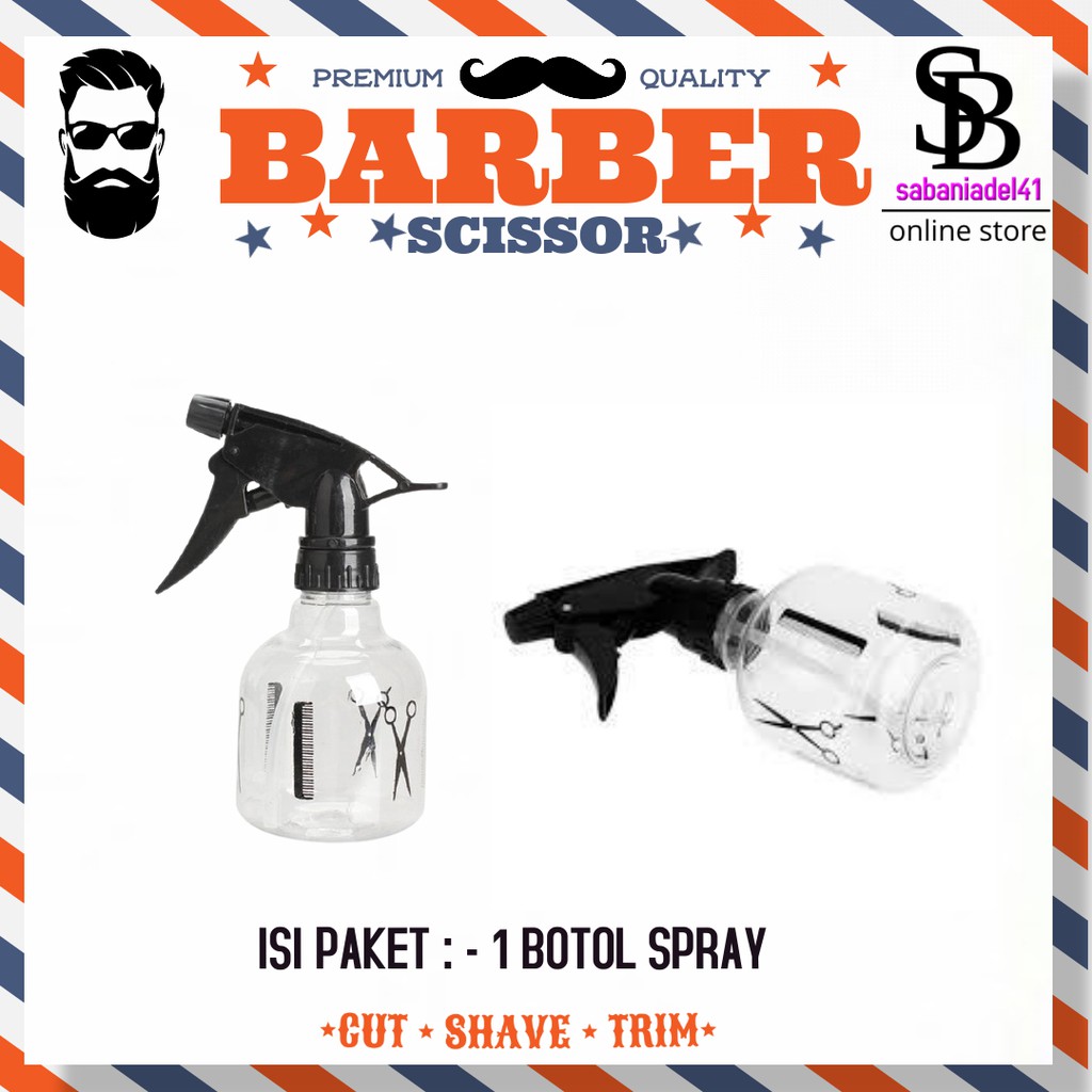 Jual BOTOL SPRAY SALON BARBER I BOTOL SEMPROT CUKUR GAMBAR GUNTING ...