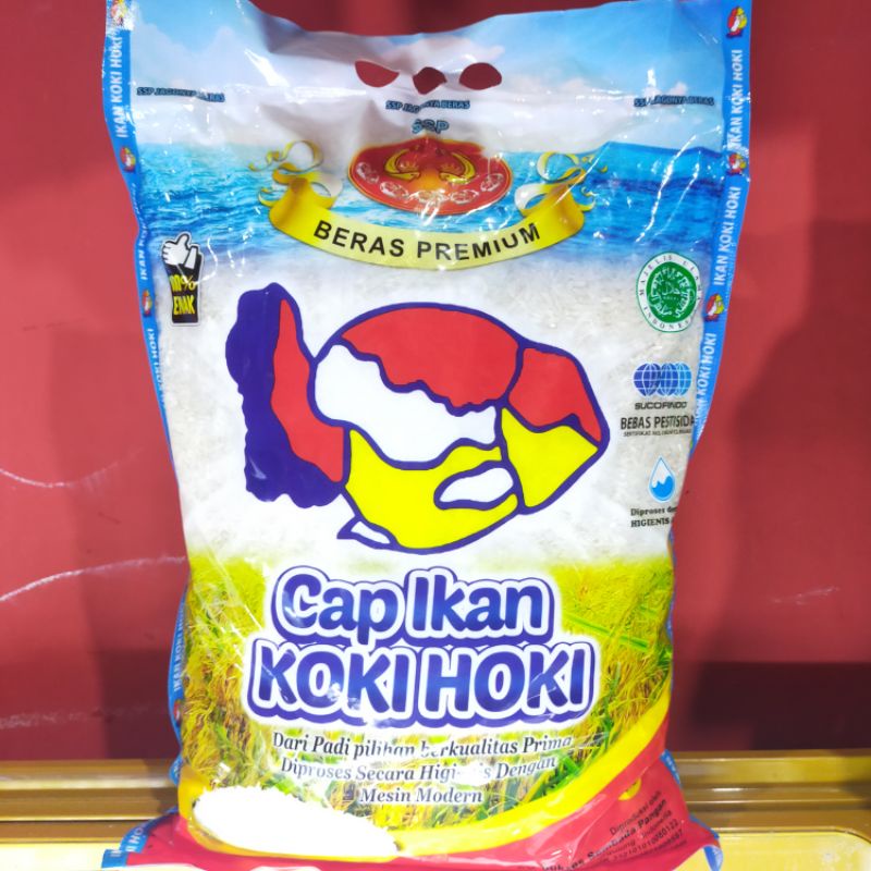 Jual BERAS KOKI HOKI 5KG | Shopee Indonesia