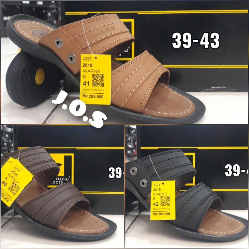 Jual Sandal Kulit Pria Pakalolo 2618 / Asli Kulit Original PAKALOLO ...
