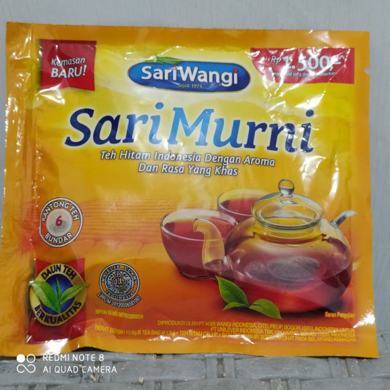 Jual Sari murni sachet isi 6 kantong | Shopee Indonesia