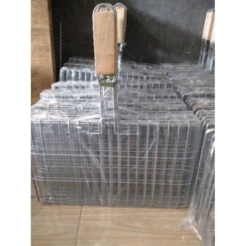 Jual ALAT PEMANGGANG IKAN JUMBO/ PANGGANGAN KAWAT JAPIT BESAR ...