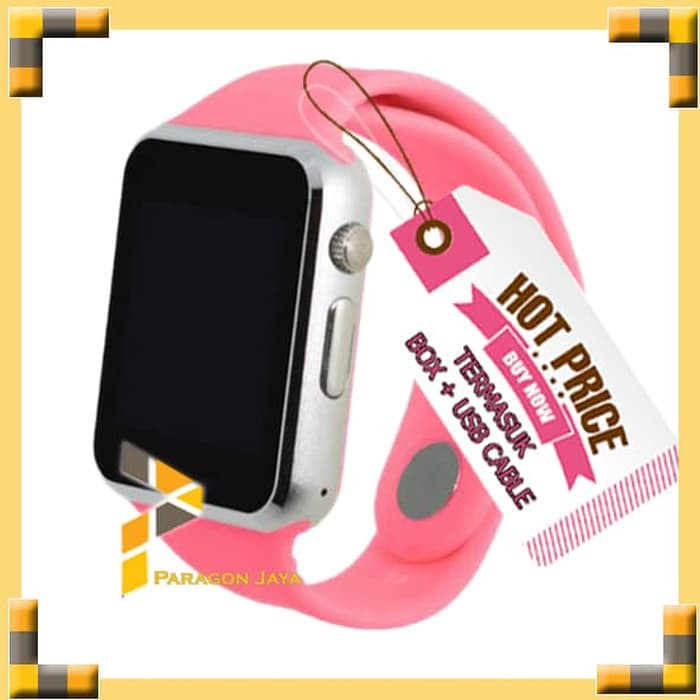 Jual SMART WATCH A1 / SMARTWATCH U10 PINK SIMCARD MICRO MEMORY CARD ...