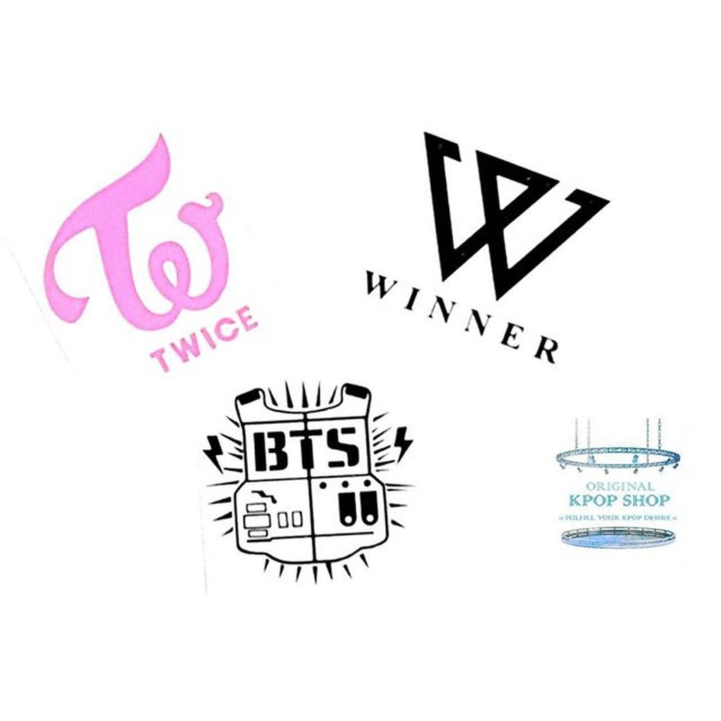 Jual LOGO STICKER TRANSPARENT KPOP | Shopee Indonesia
