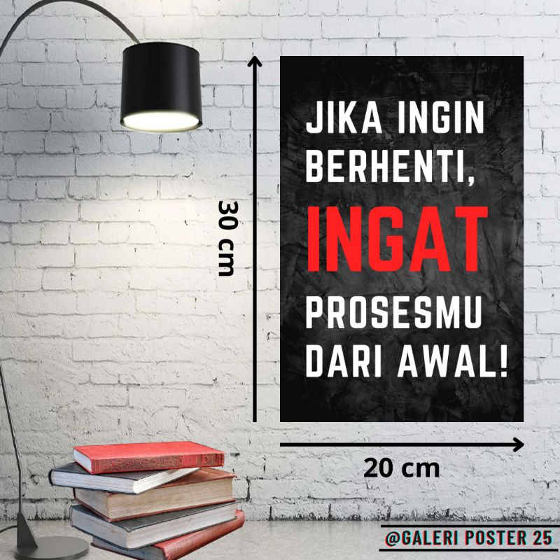 Jual Pajangan Hiasan Dinding Kata Motivasi Quote Penyemangat Wall Dekor ...