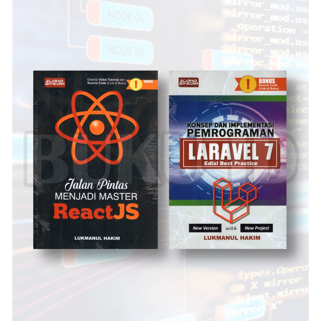 Jual Buku Paket Full Stack Developer Laravel 7 Dan Reactjs | Shopee Indonesia
