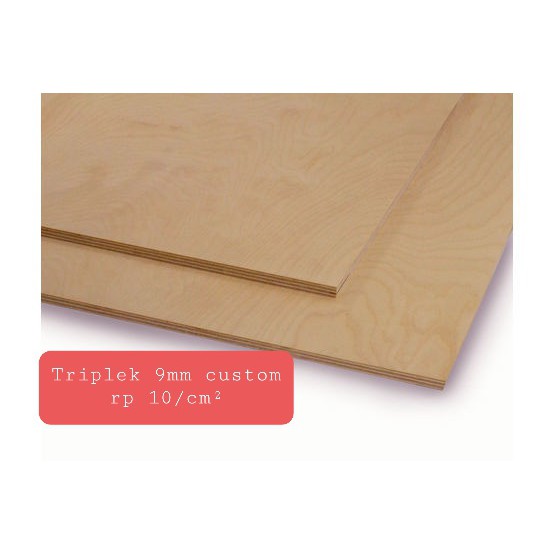 Triplek 9mm plywood multiplek ukuran bisa custom request sesuai ...