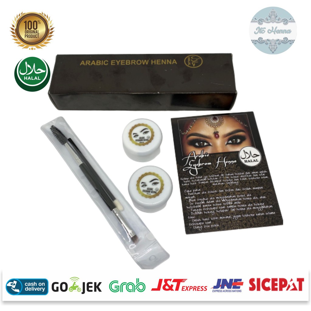 Jual Arabic Henna Alis Brow Henna Premium Henna Coklat & Hitam | Shopee ...