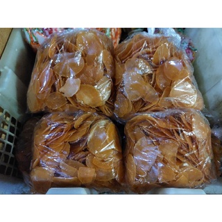 Jual KERUPUK UDANG OREN SEBLAK MENTAH GORENG DUA UDANG 250gram | Shopee ...