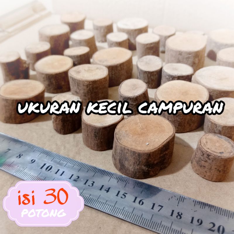 Jual Kayu Potong ukuran kecil campuran (isi 30 potong) | Shopee Indonesia