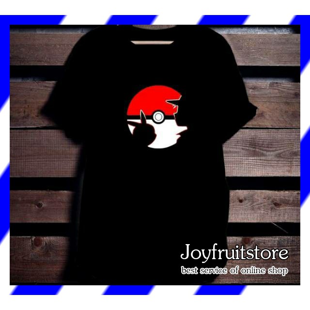 Jual KAOS KATUN LOGO POKEMON BISA REQUEST WARNA KAOS, TERSEDIA SIZE ...