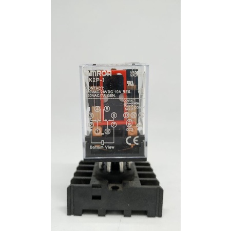 Jual relay omron MK2P-I 220VAC +socket Indonesia|Shopee Indonesia