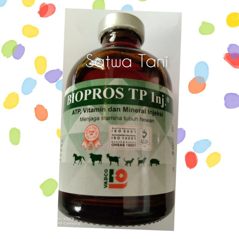 Jual Biopros TP Inj. 50 ml (ATP lebih tinggi, baik untukmkuda pacu ...