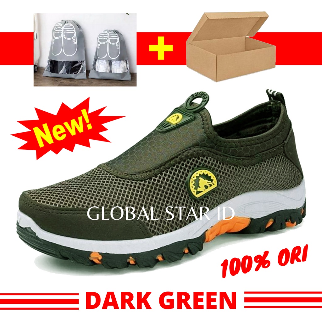 Jual HIKING SHOES ORIGINAL / SEPATU HIKING SLIP ON PRIA / SEPATU GUNUNG ...