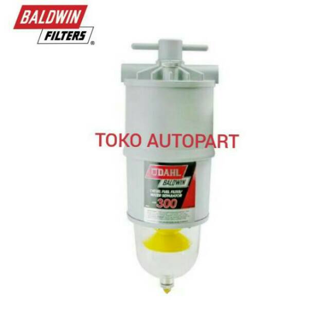 Jual DAHL 300 Baldwin Genuine Housing Case Fuel Filter Water Separator ...