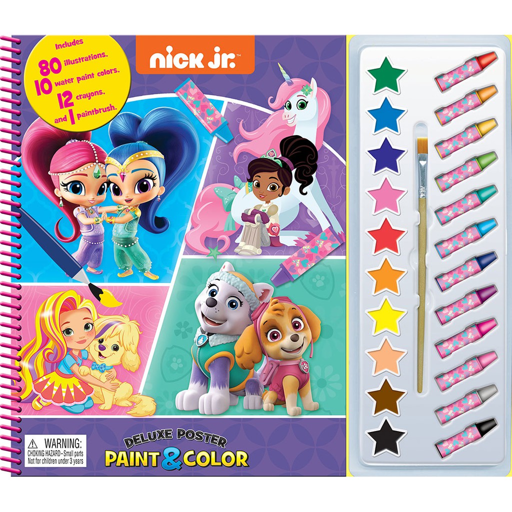 Jual Phidal - Deluxe Poster Paint And Colour : Nickelodeon | Shopee ...