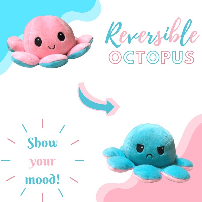 Jual Reversible Octopus - Boneka Octopus Gurita Bolak Balik Viral ...