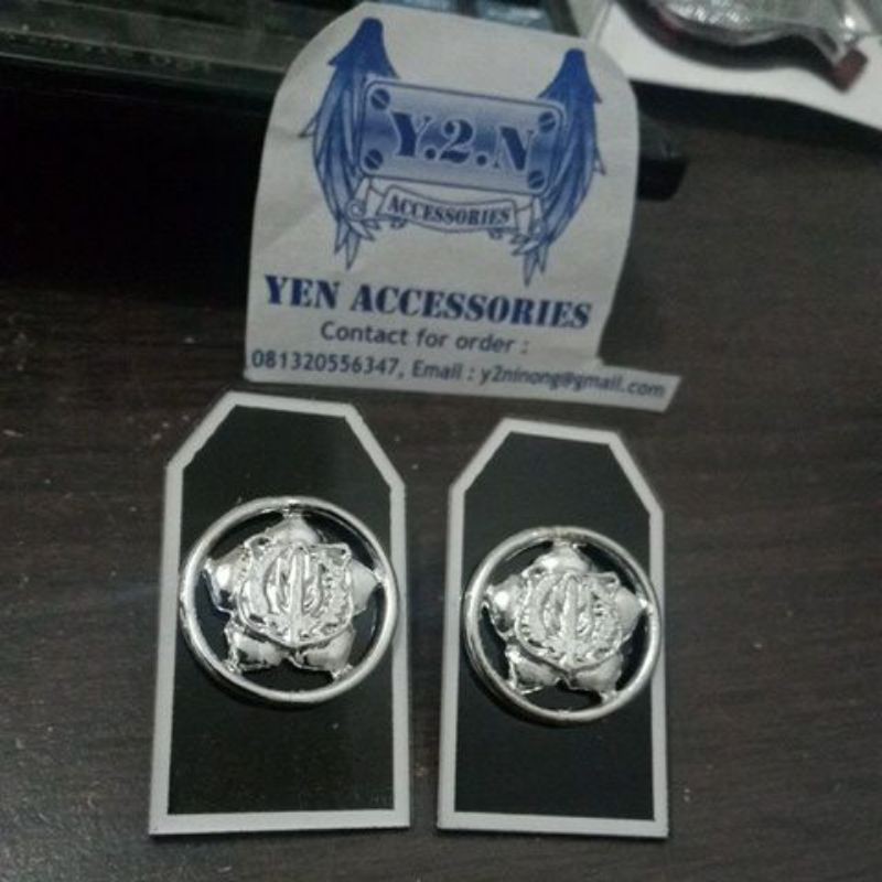 Jual monogram kerah satpam akrilik kotak | Shopee Indonesia