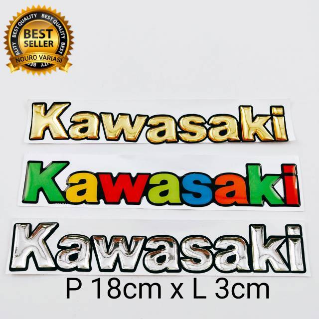 Jual KAWASAKI EMBLEM LOGO TIMBUL NINJA R NINJA RR NINJA 250 FI NINJA Z ...