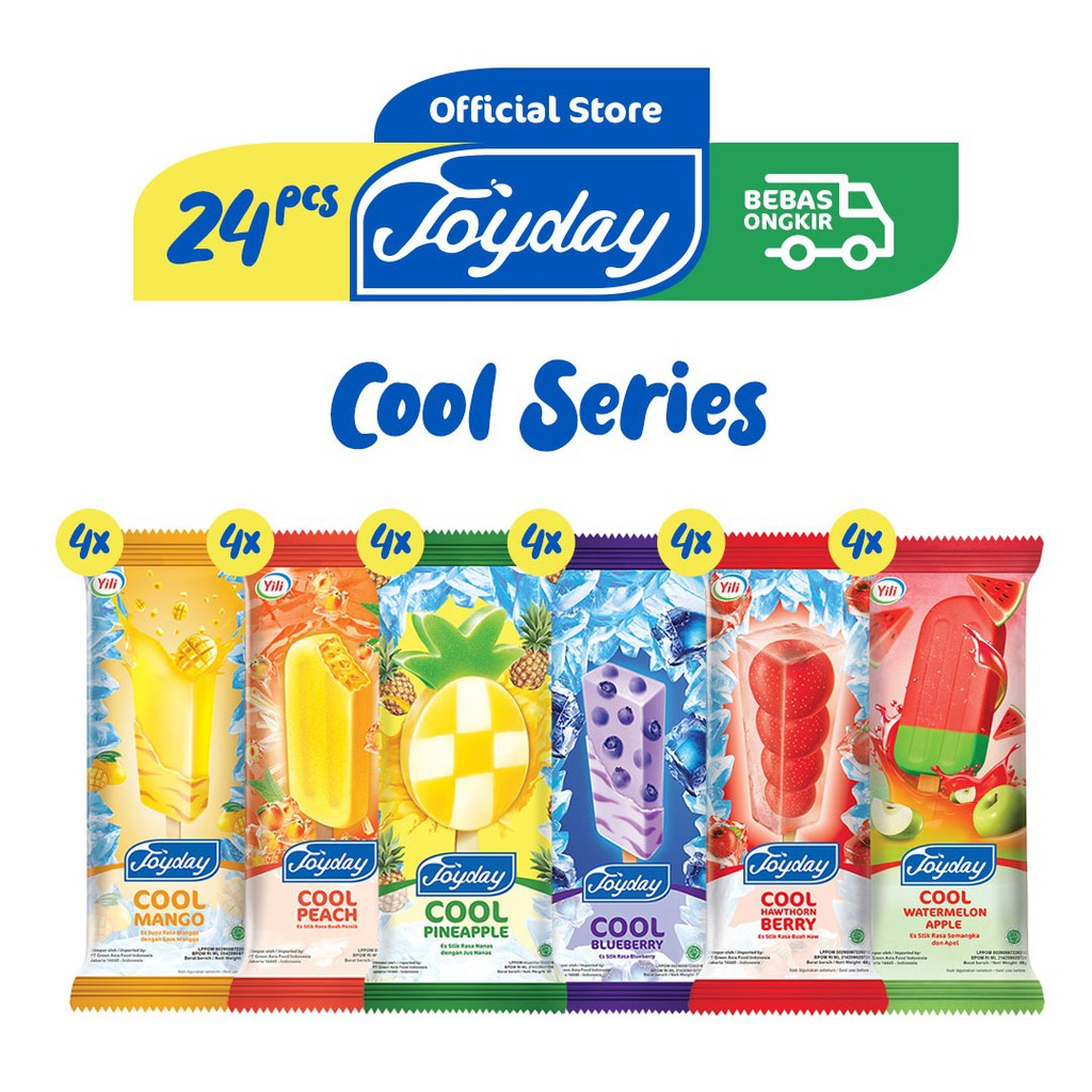 Joyday Ice Cream COOL SERIES PACK | Shopee Indonesia