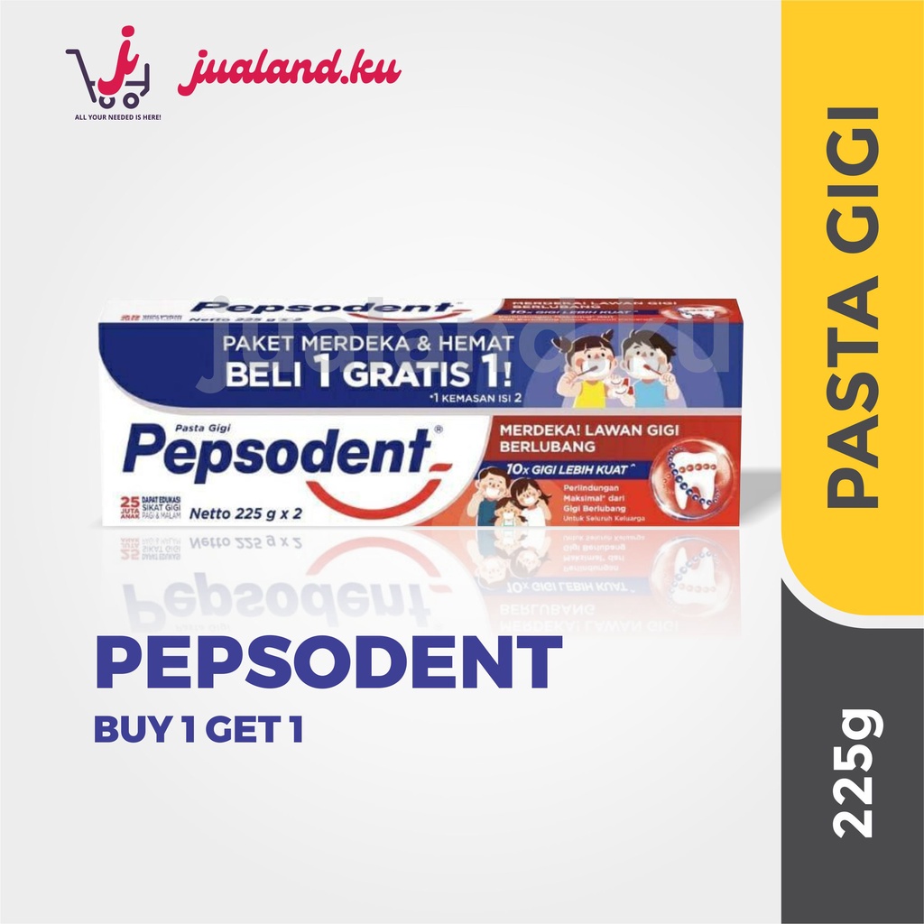 Jual Pepsodent Pasta Gigi White 225gr Kemasan isi 2 pcs Indonesia ...