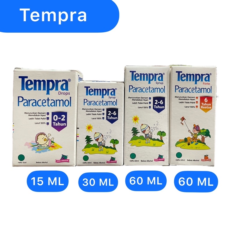 Jual Tempra Syrup Tempra Forte Tempra Drops Paracetamol Syrup | Shopee ...
