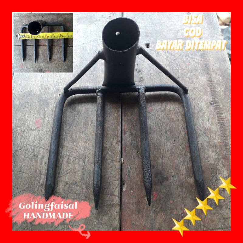 Jual garpu sampah / Cangkrang Garukan sampah besar ulir 13/Pacul ...