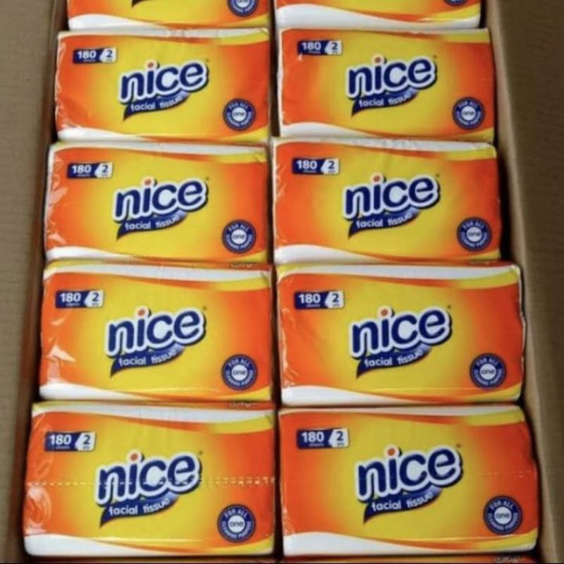 Jual TISSUE NICE 180sheet || TISSUE WAJAH || TISSUE MURAH | Shopee ...