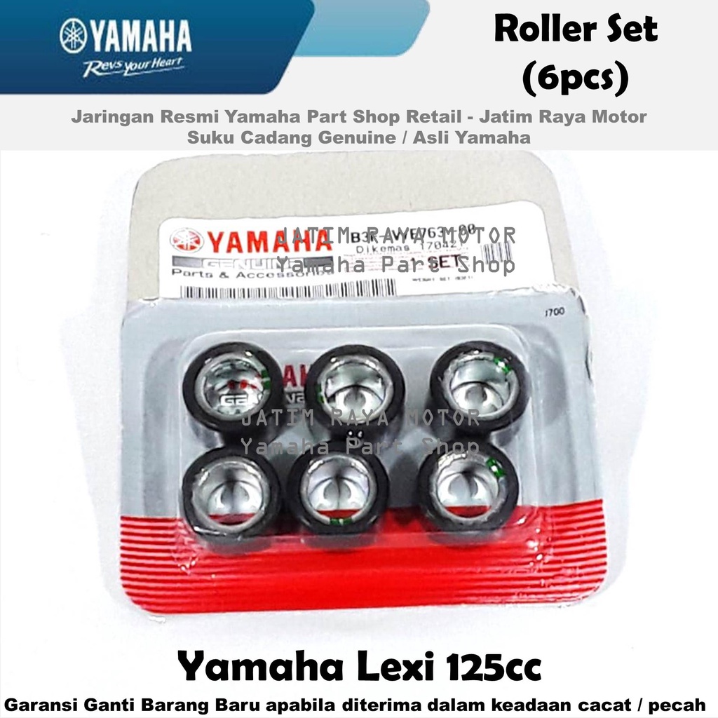Jual Weight Roler Roller Kit Set Lexi 125 Asli Original Yamaha Surabaya ...