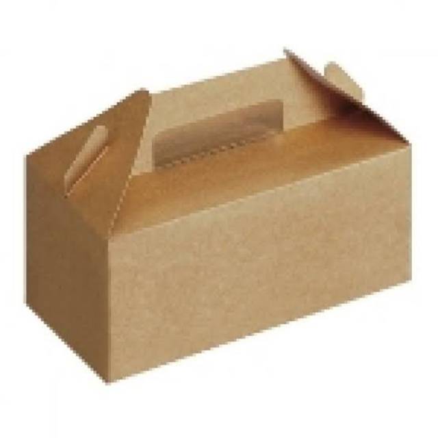 Jual FOOD GRADE/ Carry Pack S Kraft / Dus Kue / Box Kue / Kotak Makan ...